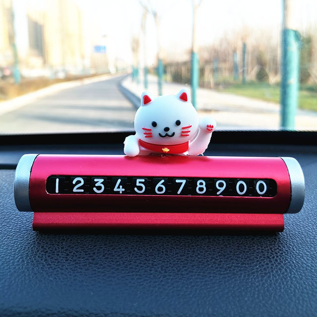 Temporary parking sign, moving phone number plate, metal roller car ...