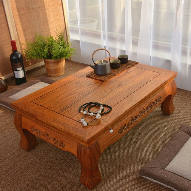 Laocoma Chinese -style cricket table small tea table tatami coffee ...