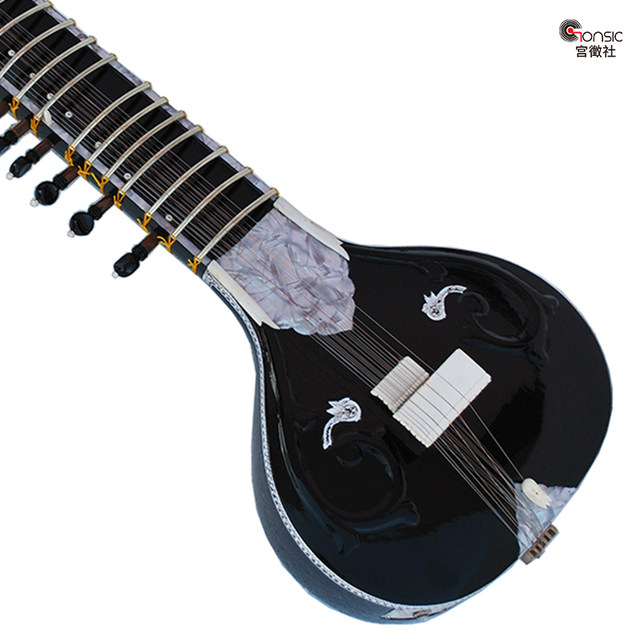 Indian Sitar SITAR Electric Box Import instrument Classical Handmade ...