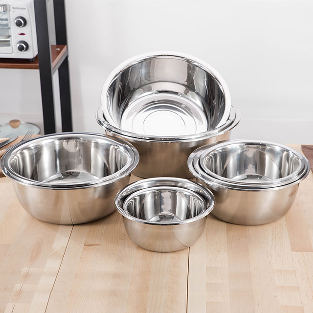 Food-grade 304 stainless steel basin home kitchen egg and basin washing ...