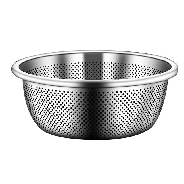 304 stainless steel draining basket washing basin washing rice sieve ...
