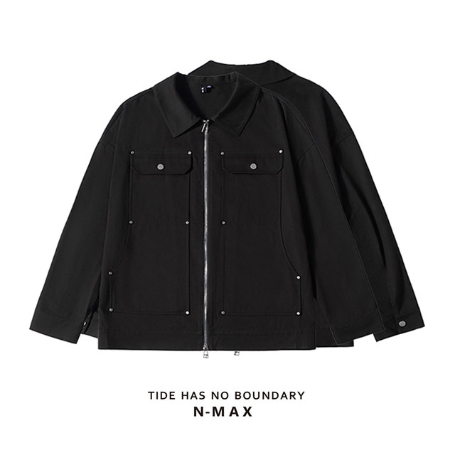 NMAX plus size men's fashion brand autumn new drop shoulder high-end ...