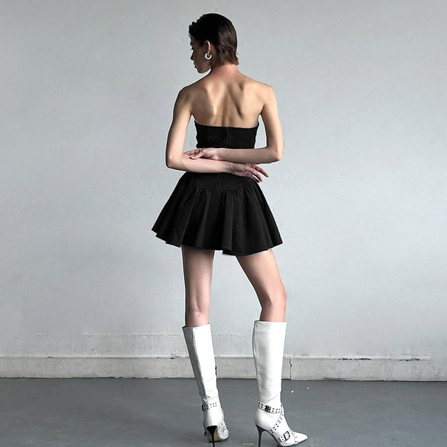 H family European and American fashion French high-end fishbone waist ...