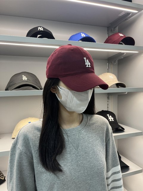 Korean MLB hat authentic 2025 new soft top small label NY sports LA ...