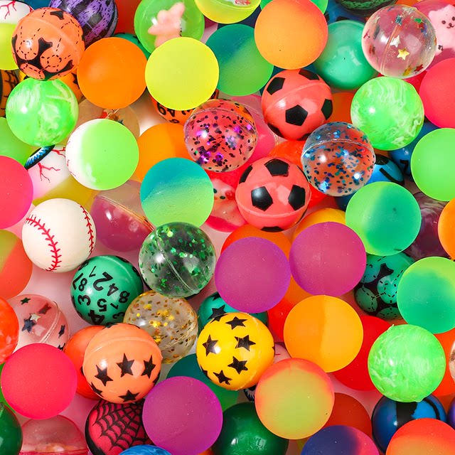 No. 27 bouncy ball one yuan gashapon machine bouncy ball children's toy ...