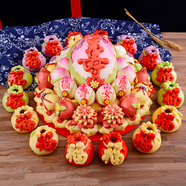 Shou Tao Buns Old Man Birthday Wishes Life Gift He Shou Shao Shandong ...