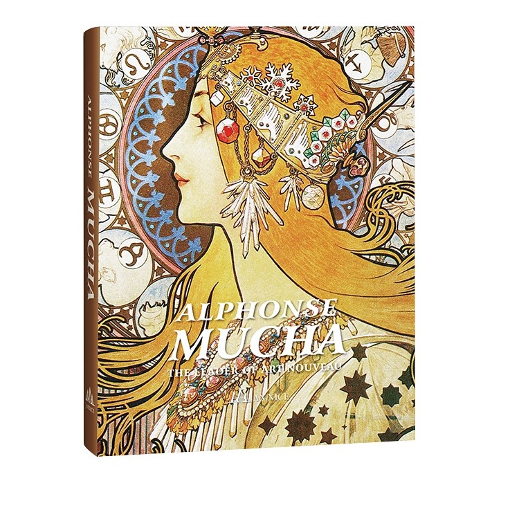 Genuine Spot Alphonse Mucha Album - Imported Collection of Mucha's ...
