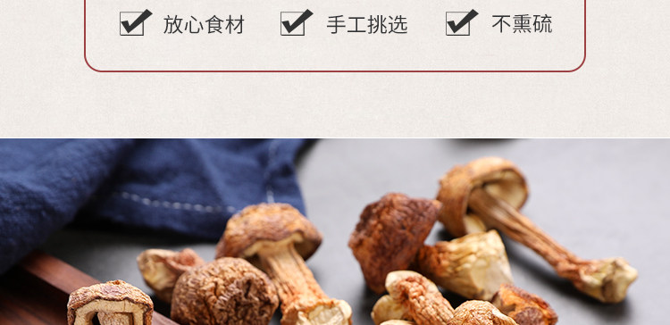 Dried matsutake mushrooms - wild mushrooms