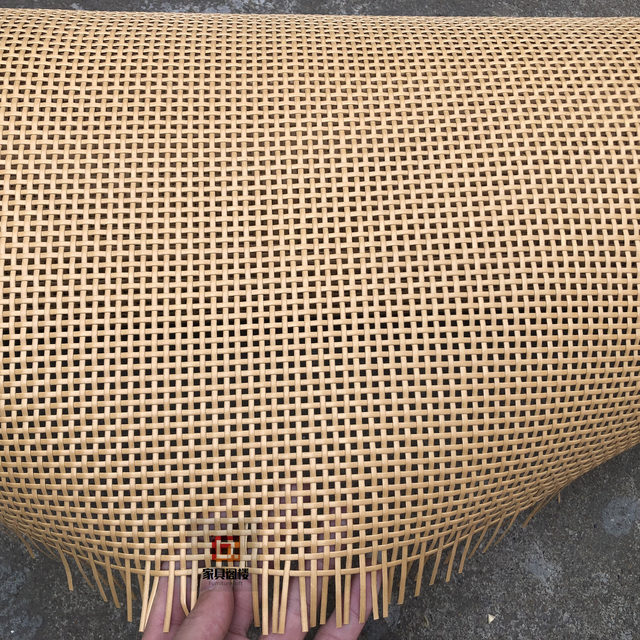 Natural Indonesian checkered rattan material square hole rattan bamboo ...