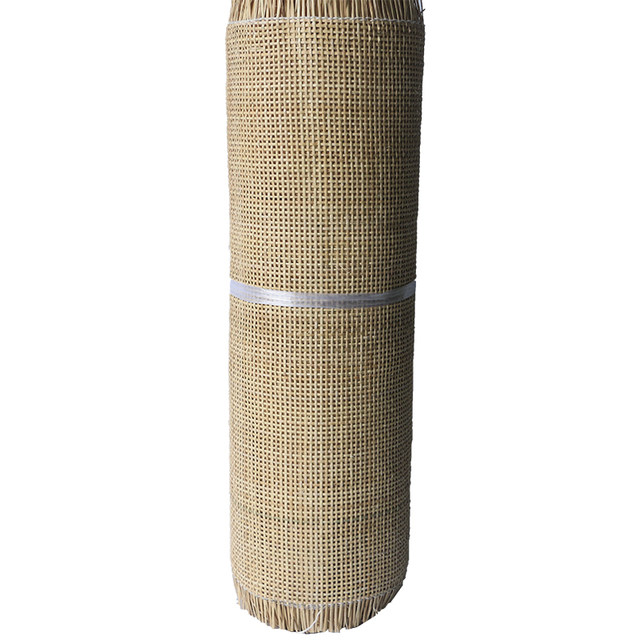 Natural Indonesian checkered rattan material square hole rattan bamboo ...