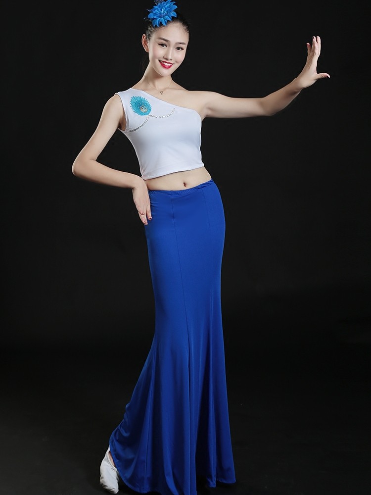 Dai Dance Costume - Fishtail Skirt - Ethnic Performance Wear