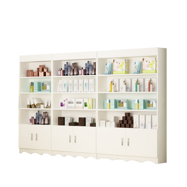Cosmetics display cabinet, nail art cabinet, storage rack, multi-layer beauty salon product ...