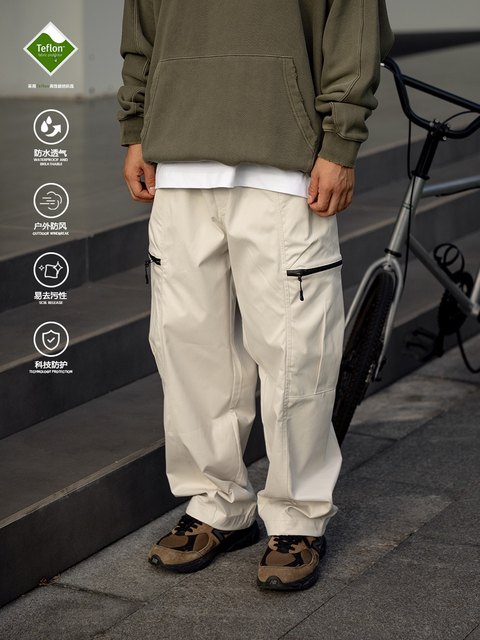 UNF outdoor Teflon Dupont three-proof overalls laminated multi-pocket ...