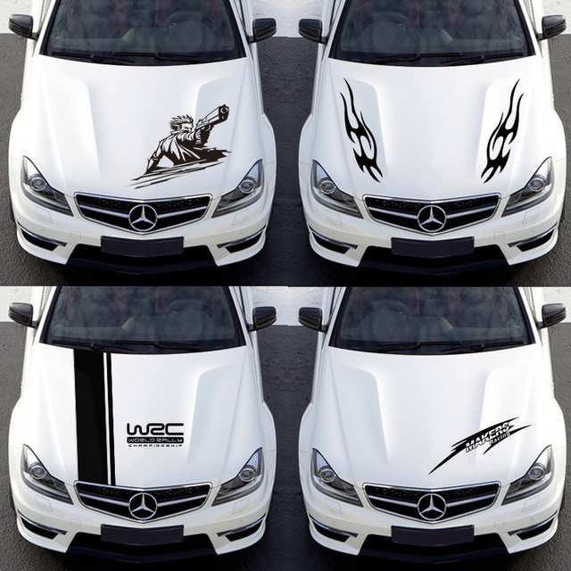 Car stickers hood decoration stickers door hood scratch cover scratch ...