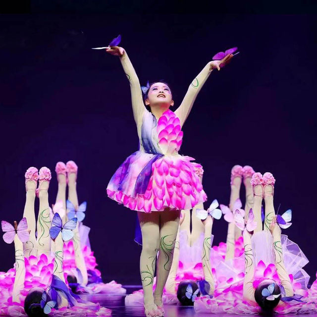 Xiaochun Flying Butterfly Performance Costume Colorful Butterfly Flying ...