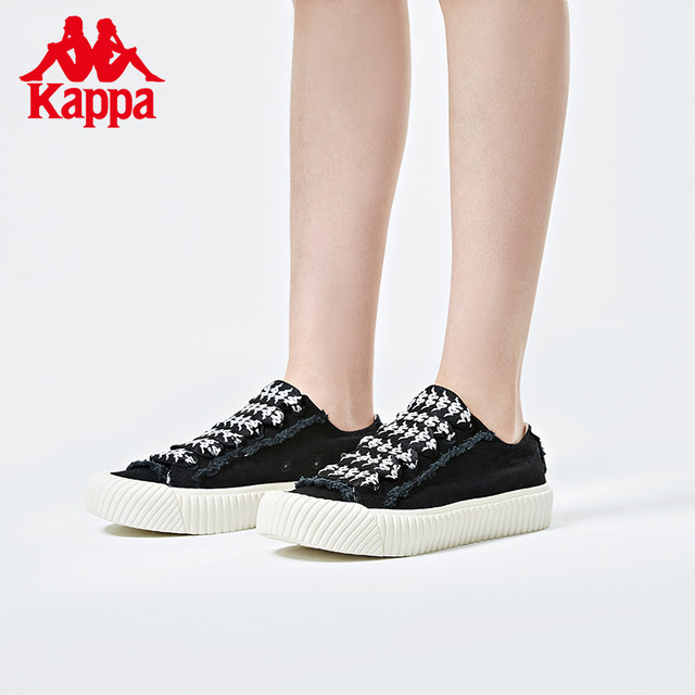 Kappa Kappa string label canvas shoes for couples men and women low-top ...