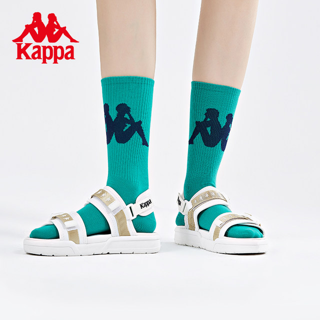 Kappa Kappa label sandals summer couple men and women strap sports ...