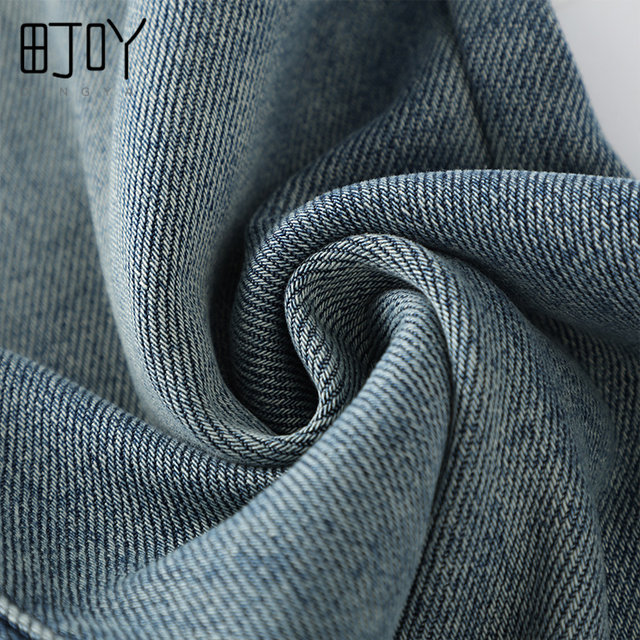 Light blue retro pluck jeans 2024 New female autumn and winter narrow ...