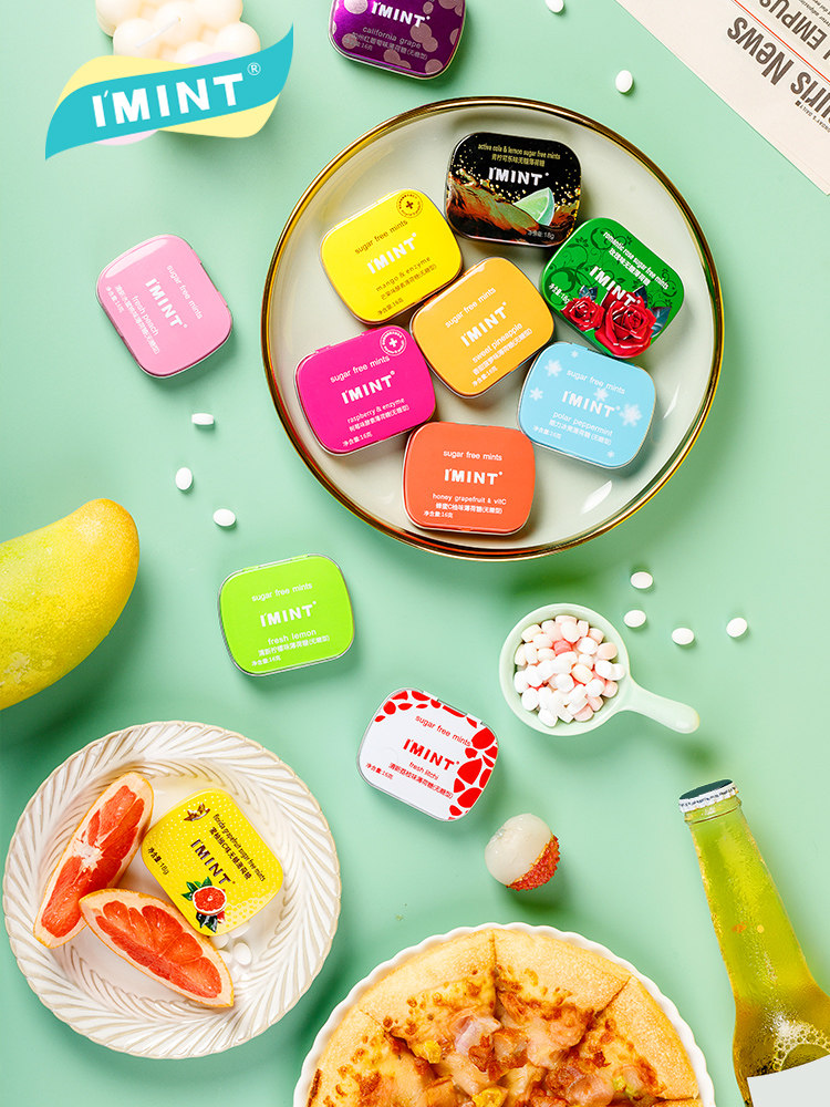 I'mint Sugar-Free Cooling Mint Gum - 16g