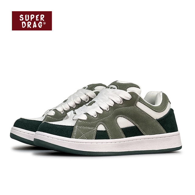 Super SUPERDRAG bread shoes original fur splicing retro slab shoes for ...