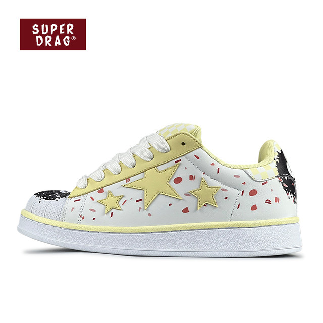 Super cool SUPERDRAG2024 new Japanese style cream yellow shell toe ...