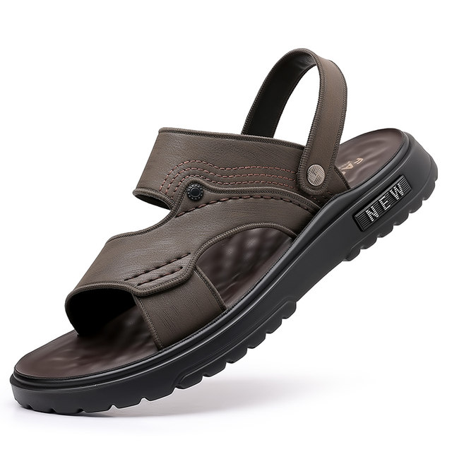 Camel Dance Sandals 2024 Summer New Casual Two-Wear Beach Shoes Men's ...