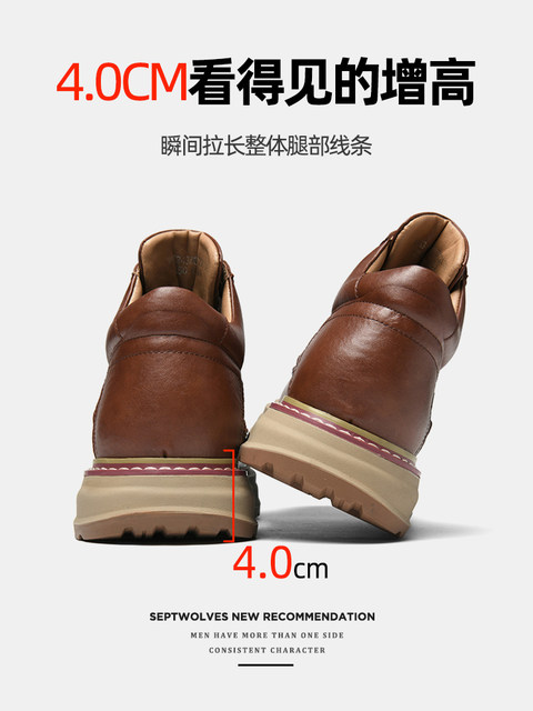 Seven Wolves official authentic high-top men's board shoes spring ...