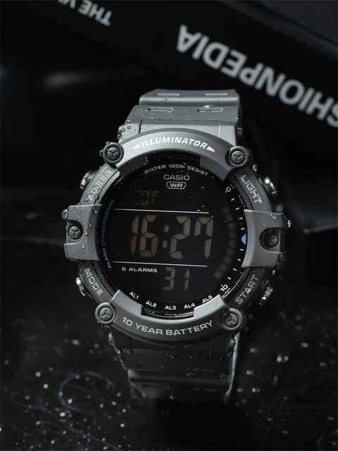 CASIO Casio Watch Male Retro Movement Large Screen Display Waterproof ...