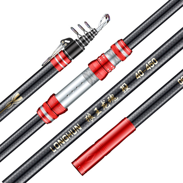 Wolf King Dragon Soul Long Section Long-distance Casting Rod Sea Rod ...