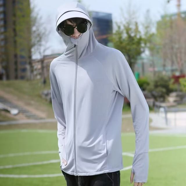 Large size sun protection clothing men's summer coat lightweight new ...