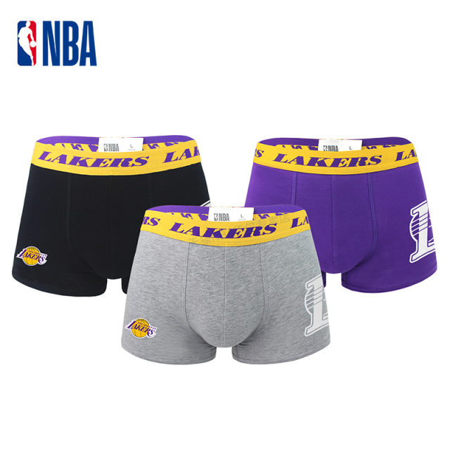 NBA underwear men's boxer pants Nets Lakers Warriors cotton basketball ...