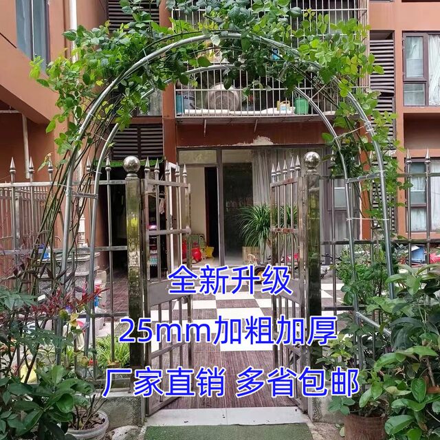 Bold and thickened 25mm galvanized steel pipe rose climbing trellis ...