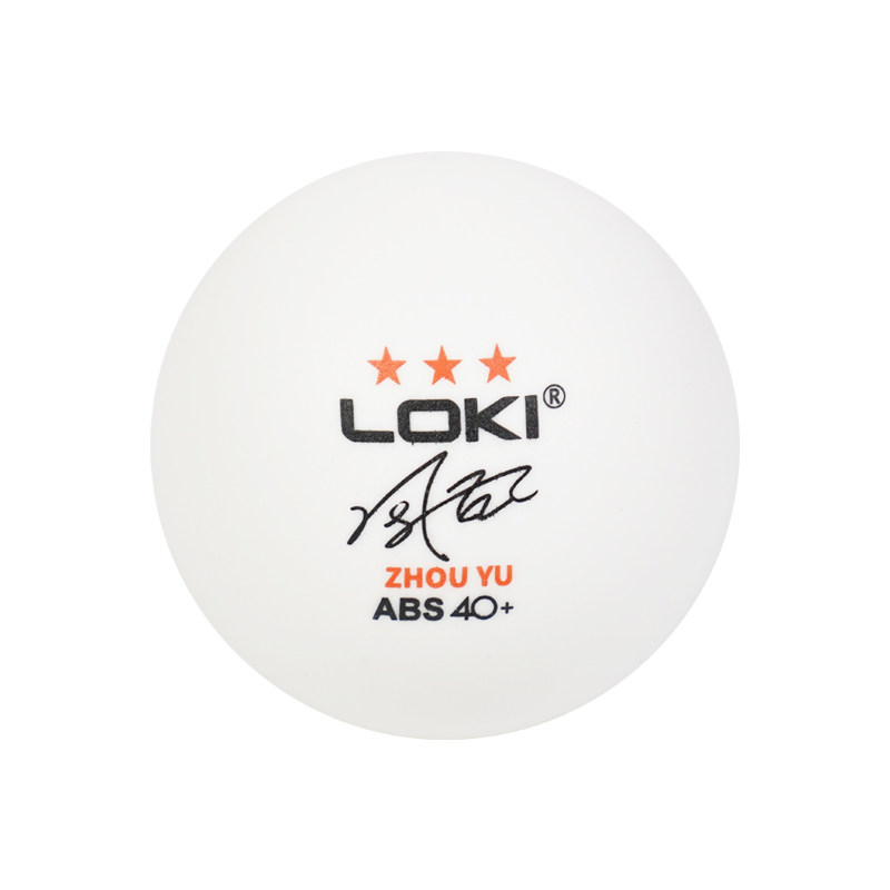 Loki Three-Star Table Tennis Balls - 40+ Professional Training - 100 Pack