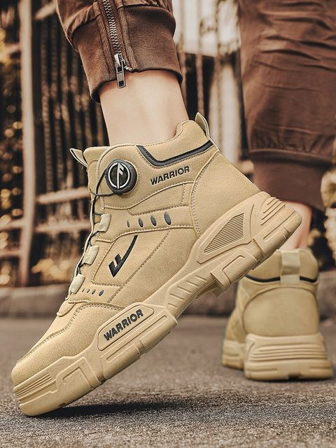 Pull-Back Men's Martin Boots 2025 New Model Hiking Work Boots with ...