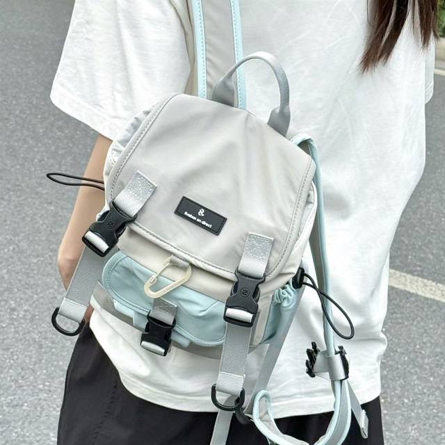 New Handsome Small Backpack Women's Casual Sports Mini School Bag Dirty ...