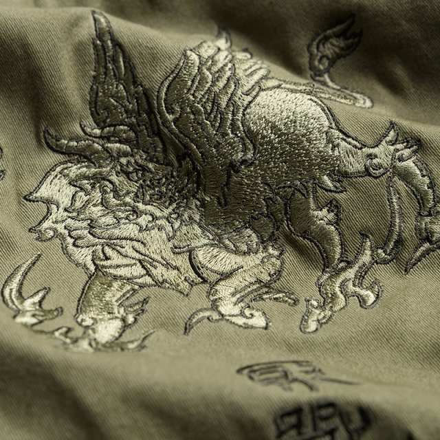 wookong Wukong original design new product Juzhu Baize embroidered work ...