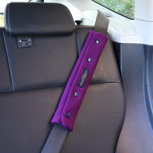 Children's car safety belt shoulder protector anti-stranglehold ...