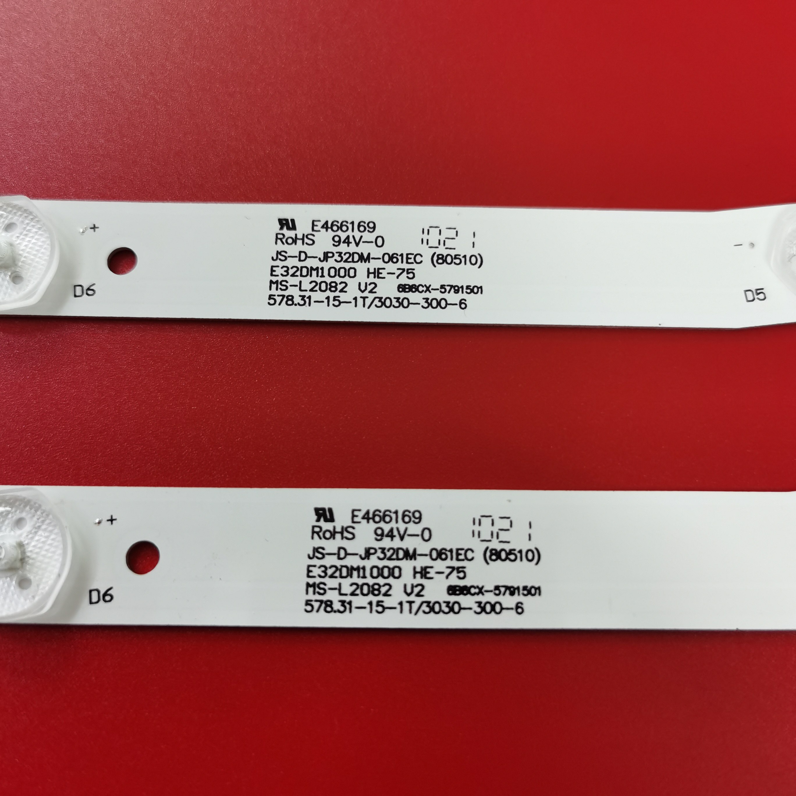 Lehua 32L3 Light strip JS-JP32DM061ed.902 (00326) R72-32D04-029 ...