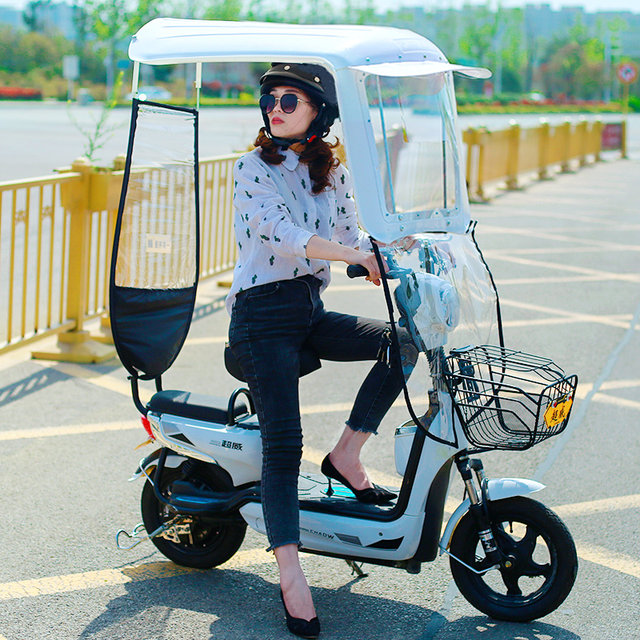 Motorcycle canopy thickened battery car sunshade awning shed new small ...
