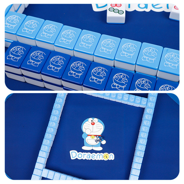 Medium and large jingle cat doraemon mahjong tiles Doraemon cartoon ...