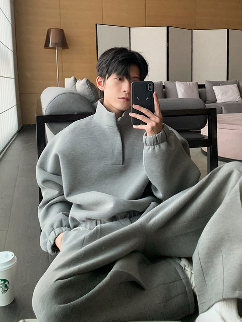 Hualun autumn and winter sports suit men's complete set with men's ...