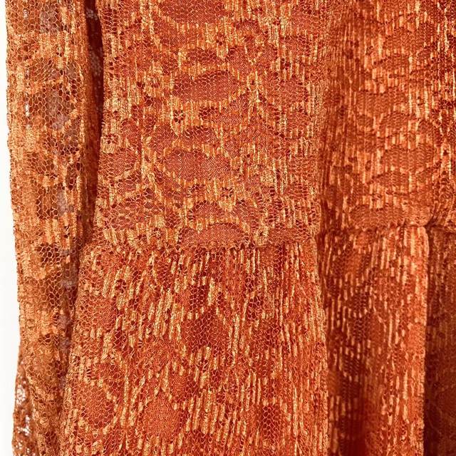 B0074 New Women's Half Half -Leading Lace Skirt Platform Temperament ...