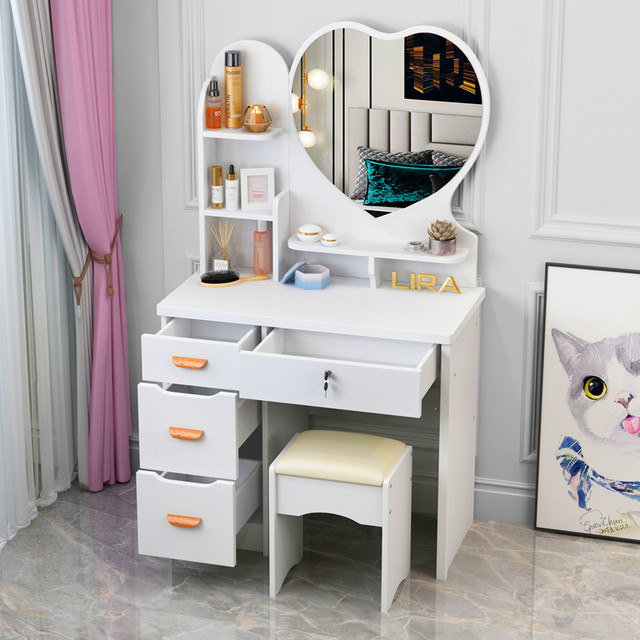 Dress -up table bedroom storage cabinet integrated modern minimalist ...