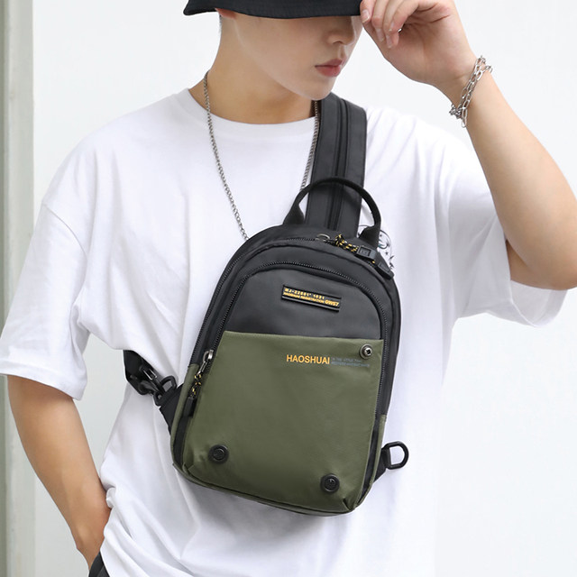 New small backpack men's small backpack small mini lightweight Korean ...