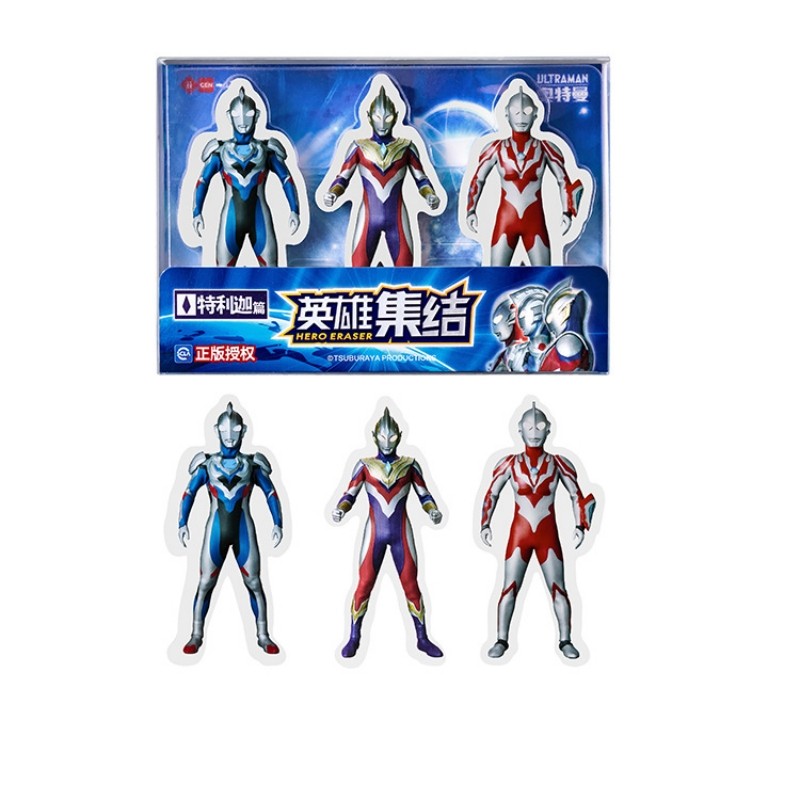 Ultra Hero Student Fun Eraser - 3D Stereo Altman Eraser for Kids