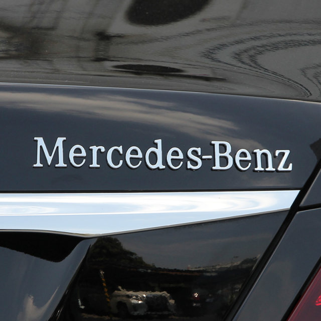 Suitable for Mercedes-Benz car logos, Mercedes tail logo stickers ...