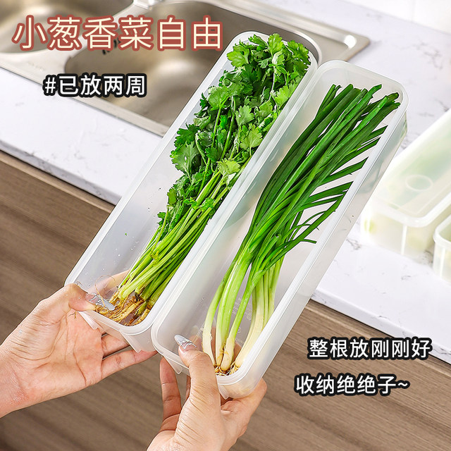 Coriander green onion fresh -keeping box refrigerator storage