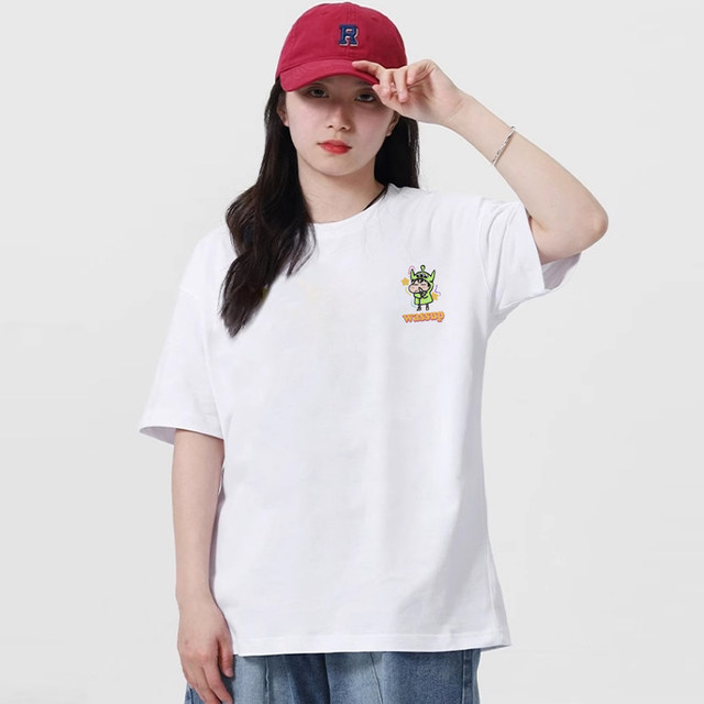 WASSUP cartoon Xiaoxin round neck t-shirt for men and women summer ...