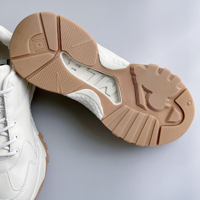 MLB increased retro dad women's shoes thick-soled classic low-top men's ...