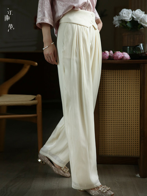 Jiangnan Chinese women's clothing, Chinese style pants, modified ...